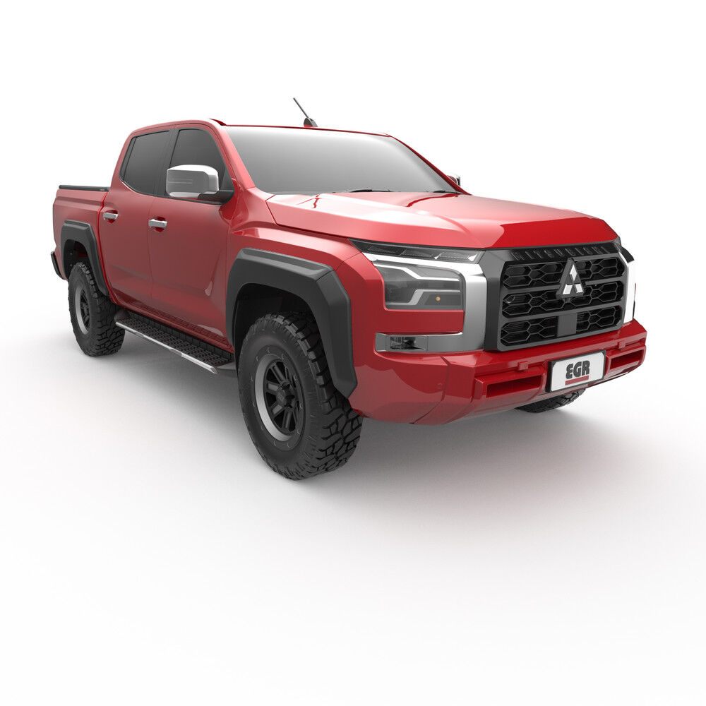 EGR Fender Flares - Full Set - to suit Mitsubishi Triton MV - Graphite ...